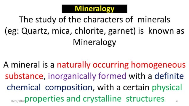 1.1 geology & its branches | PPTX