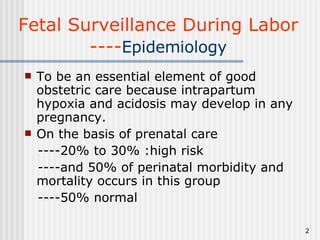 1 2009 Fetal Surveillance During Labor | PPT