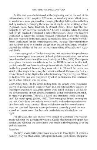 1 2009-performance on psychomotor tasks following two yoga based ...