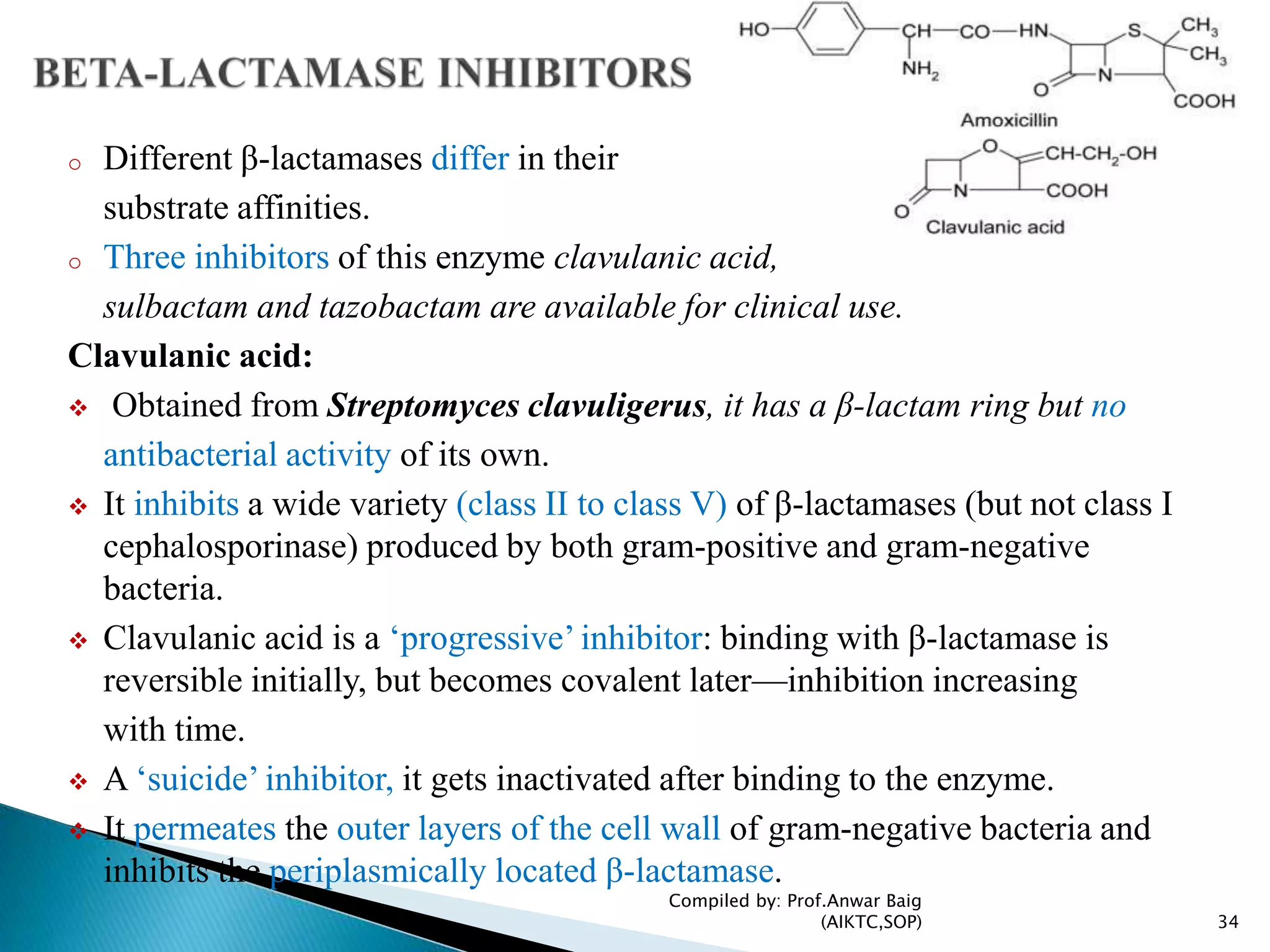 1.3 penicillins, cephalosporins and cephamycins. | PPTX | Chemistry ...