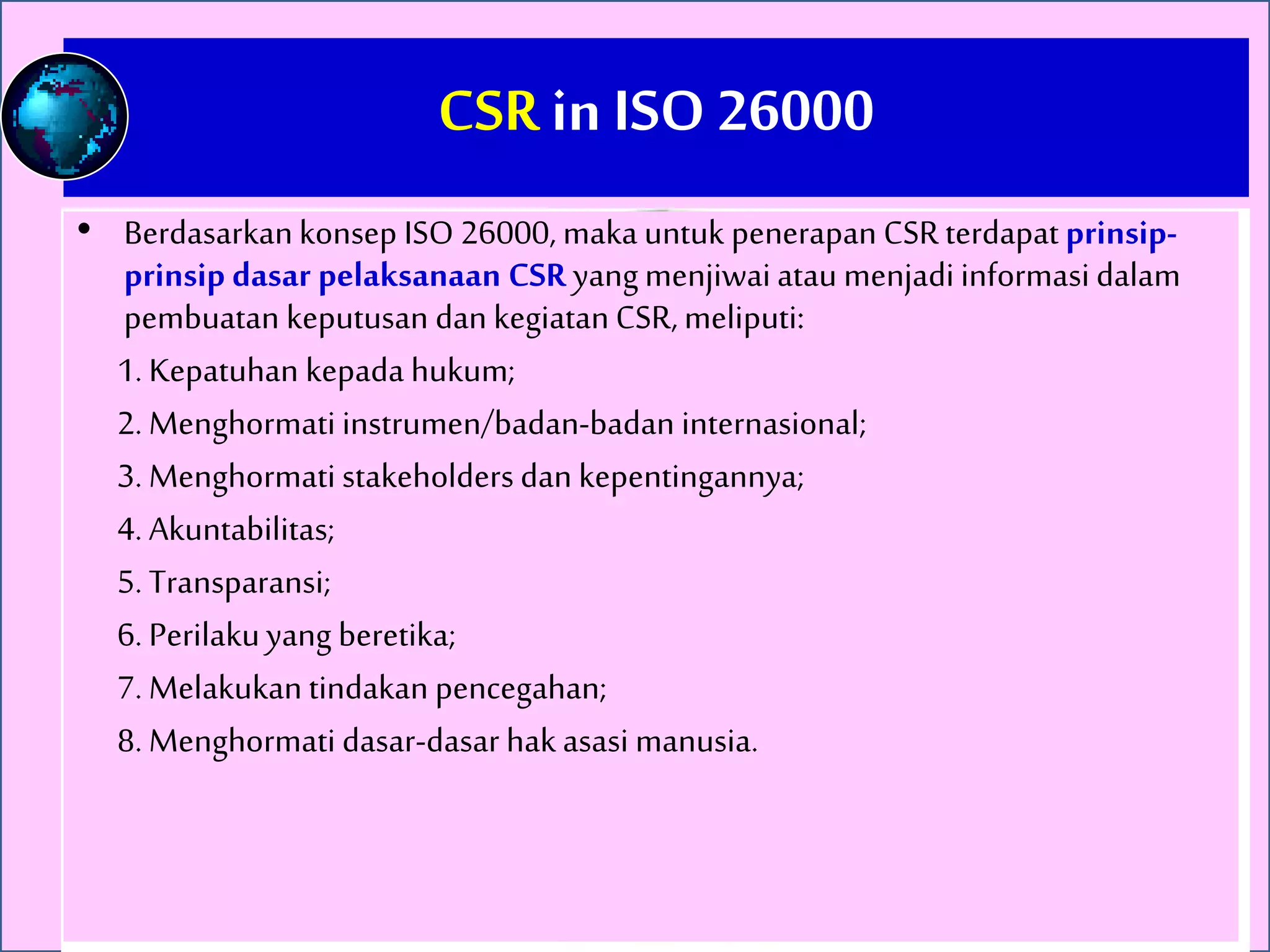 Pengertian & Konsep CSR_Materi Training "CSR" | PPTX