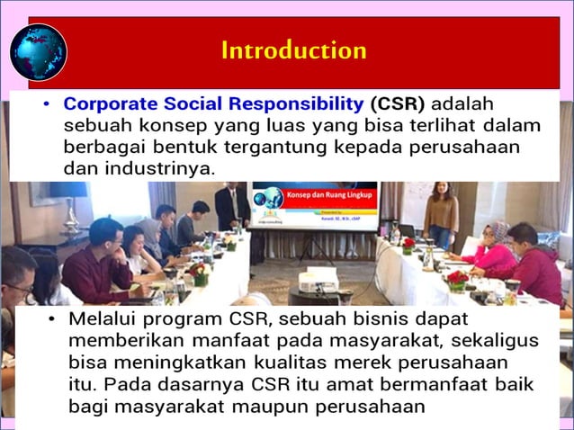 Pengertian & Konsep CSR_Materi Training "CSR" | PPTX