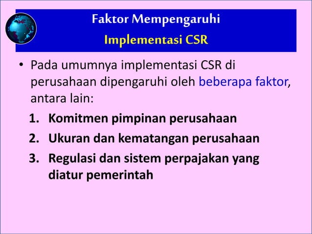 Pengertian & Konsep CSR_Materi Training "CSR" | PPTX