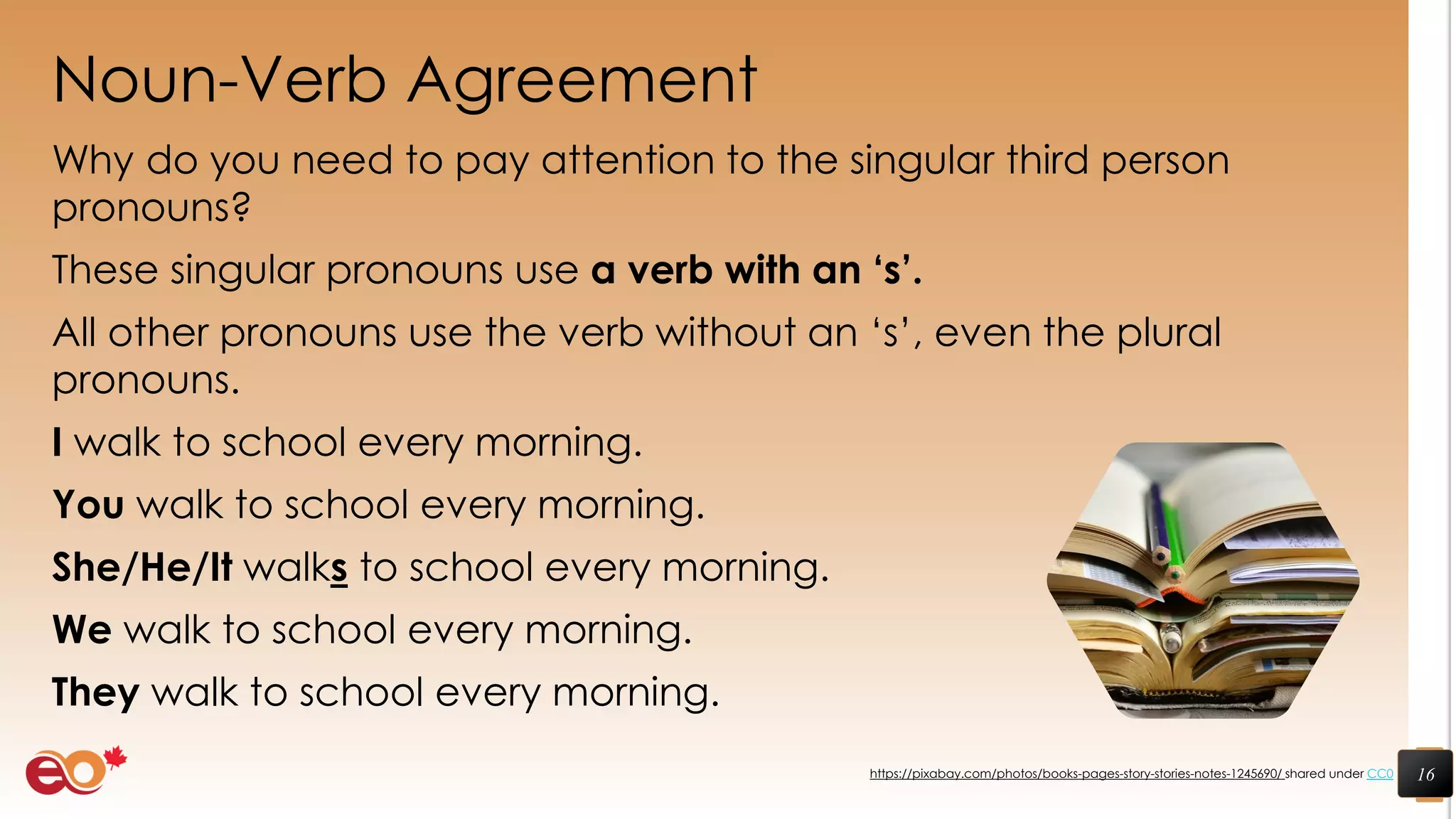 noun verb agreement | PDF