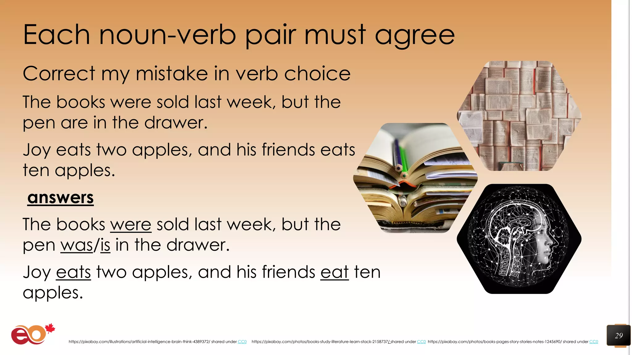 noun verb agreement | PDF