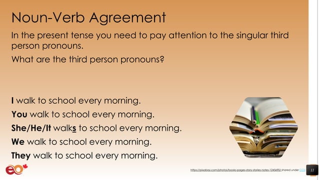 noun verb agreement | PPT