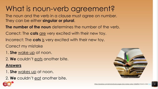 noun verb agreement | PDF