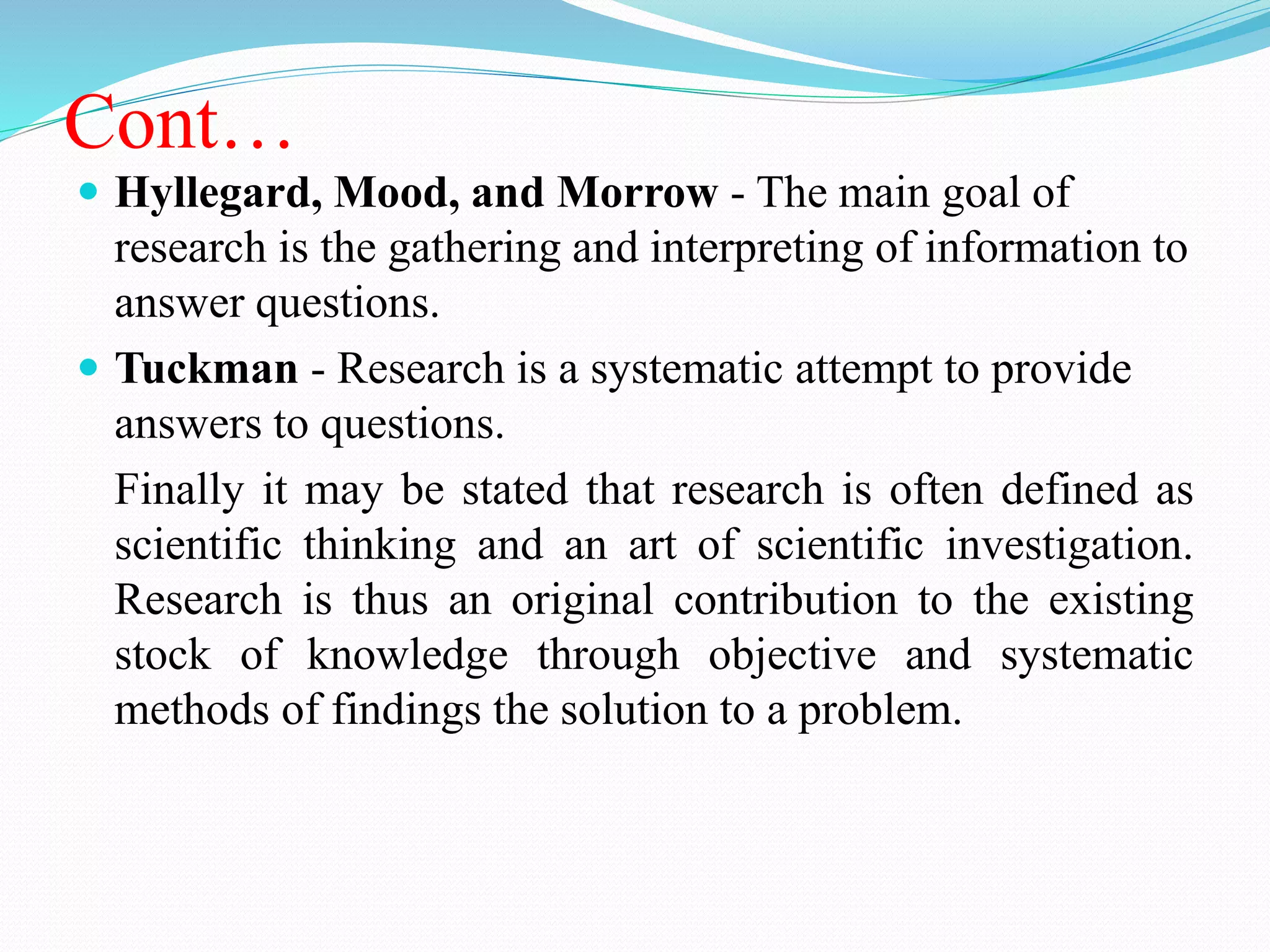 What is Research? | PPTX