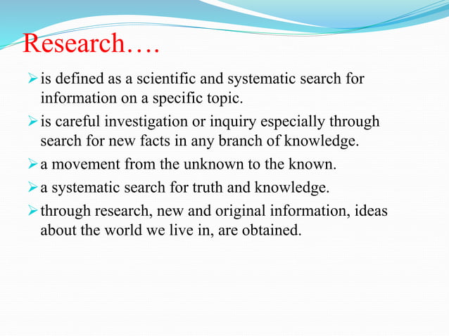 What is Research? | PPTX