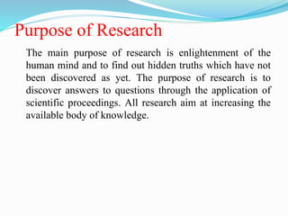 What is Research? | PPTX