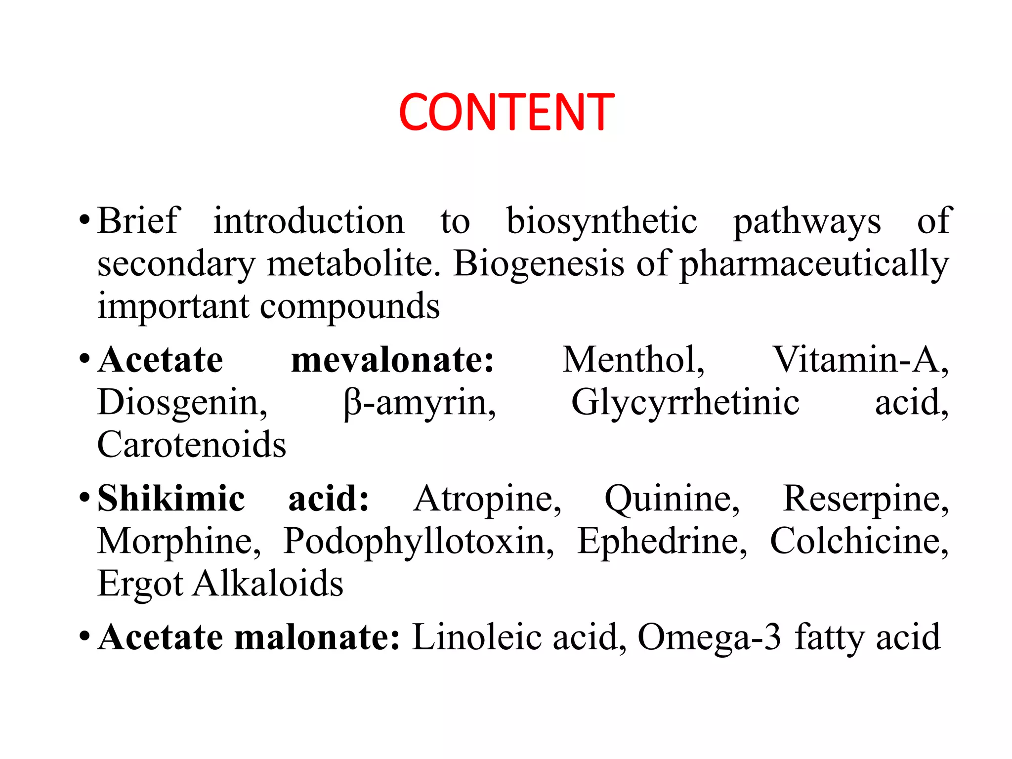 Biosynthetic_Pathways | PPTX