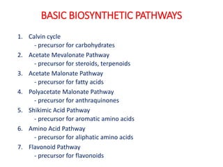 Biosynthetic_Pathways | PPTX