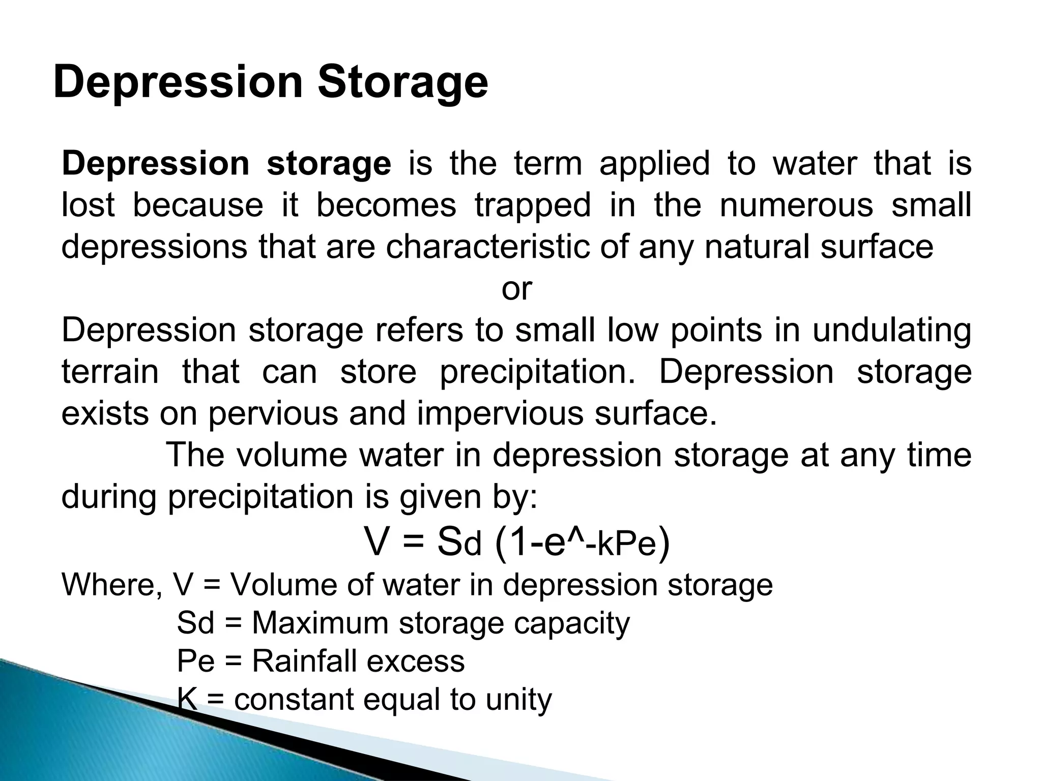 Abstractions of precipitation ppt | PPTX
