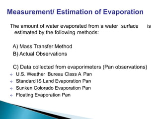 Abstractions of precipitation ppt | PPTX