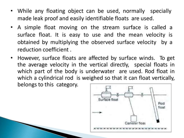 Stream gauging ppt | PPTX