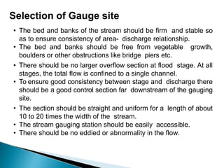 Stream gauging ppt | PPTX