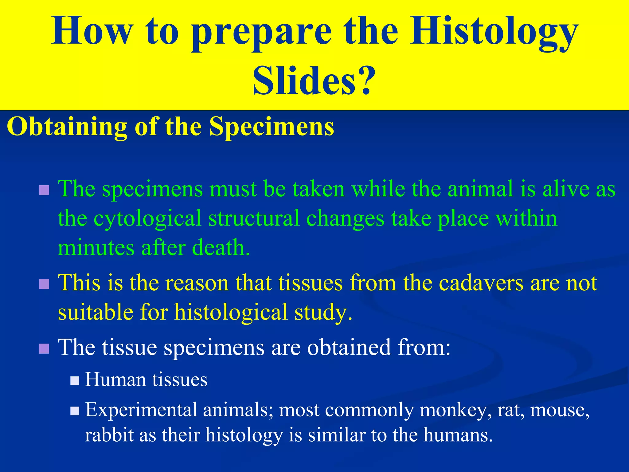 1. introduction to histology 2020 | PPT