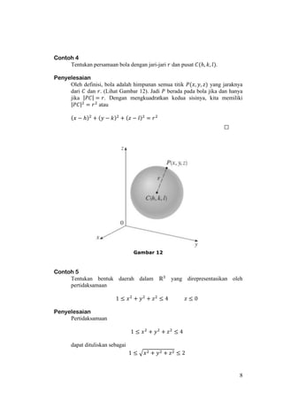 1.1 Sistem Koordinat Tiga Dimensi | PDF