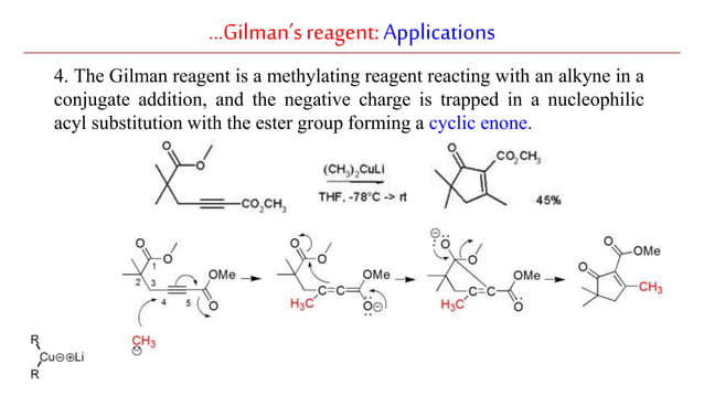 1. Gilman's reagent | PPT