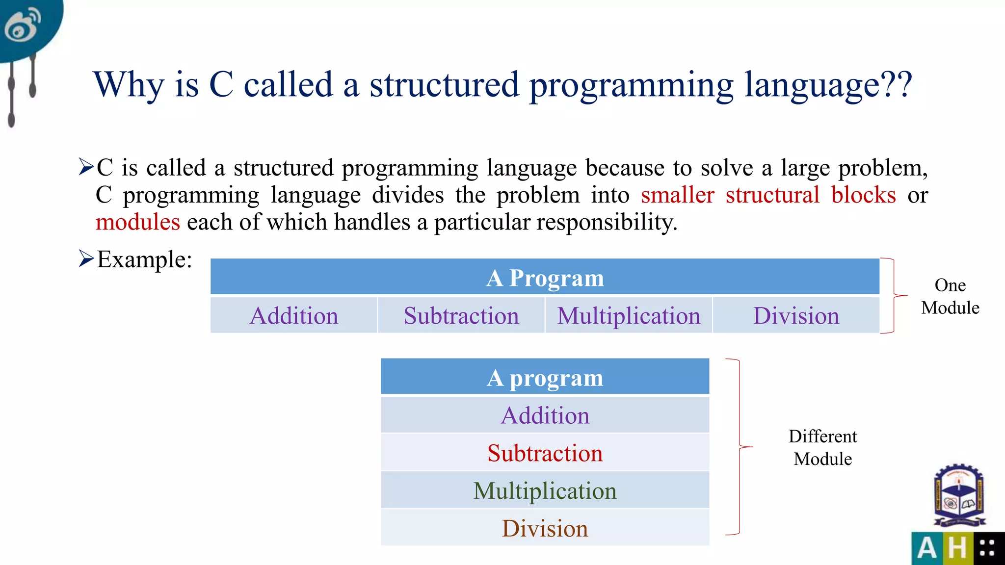 1. importance of c | PPTX