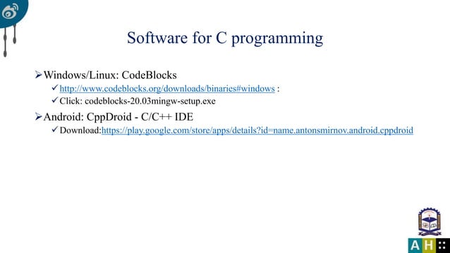 1. importance of c | PPTX | Programming Languages | Computing