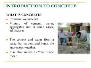 introduction to concrete | PPT