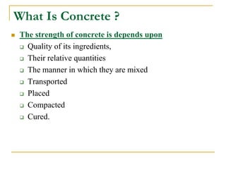 introduction to concrete | PPT