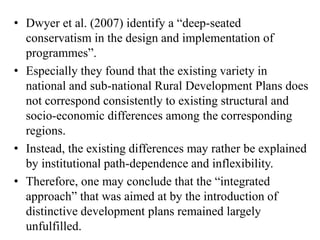 Endogeneous Theory of Rural development | PPT