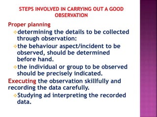 UNIT III - TOOLS AND TECHNIQUES FOR ASSESSMENT - Introduction ...