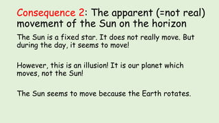1. The Earth. The movements of the Earth. | PPTX