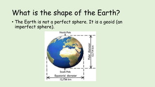 1. The Earth. The movements of the Earth. | PPTX