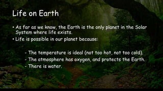 1. The Earth. The movements of the Earth. | PPTX