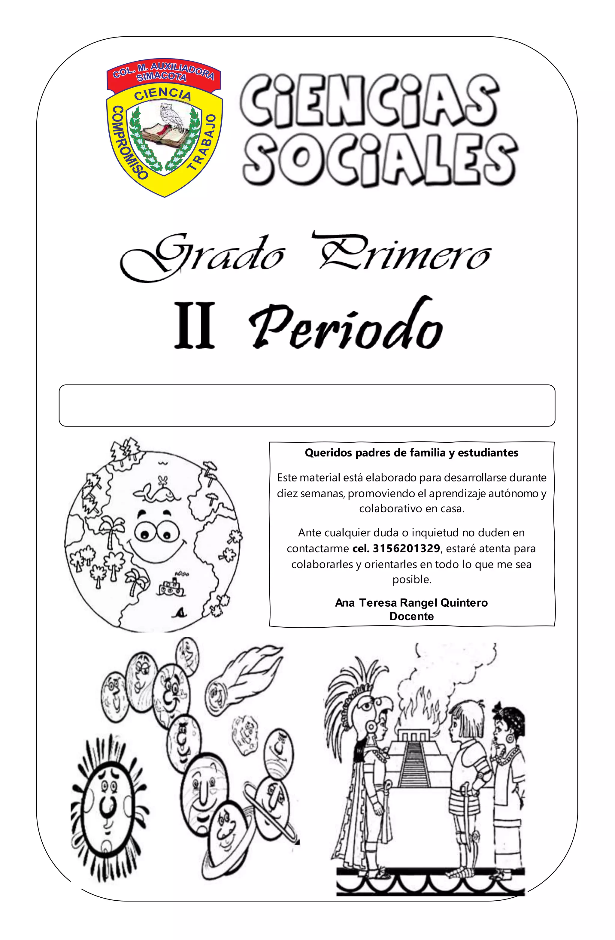 1. sociales grado primero ii periodo | DOCX