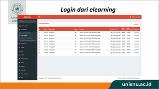 cara login lms Unisnu | PDF