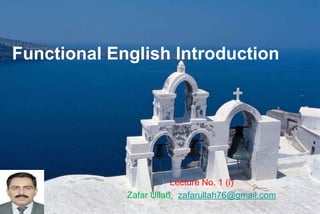 1. Functional English Introduction | PPT