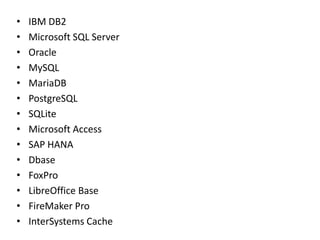 Beginning Of DBMS (data base) | PPT