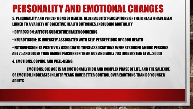 1. aging is a developmental process. | PPTX