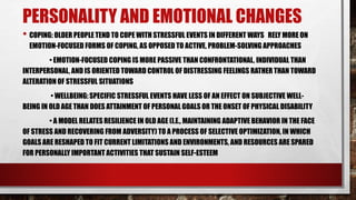 1. aging is a developmental process. | PPTX