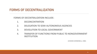 HUBUNGAN PEMERINTAHAN DAN DESENTRALISASI | PDF