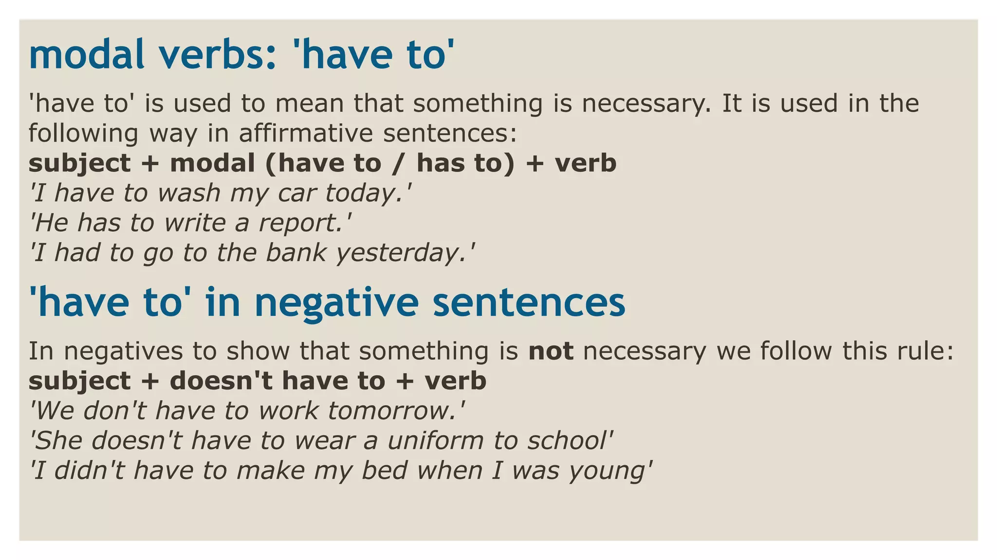 1.4 Have you thought of the verb 'have' | PPTX