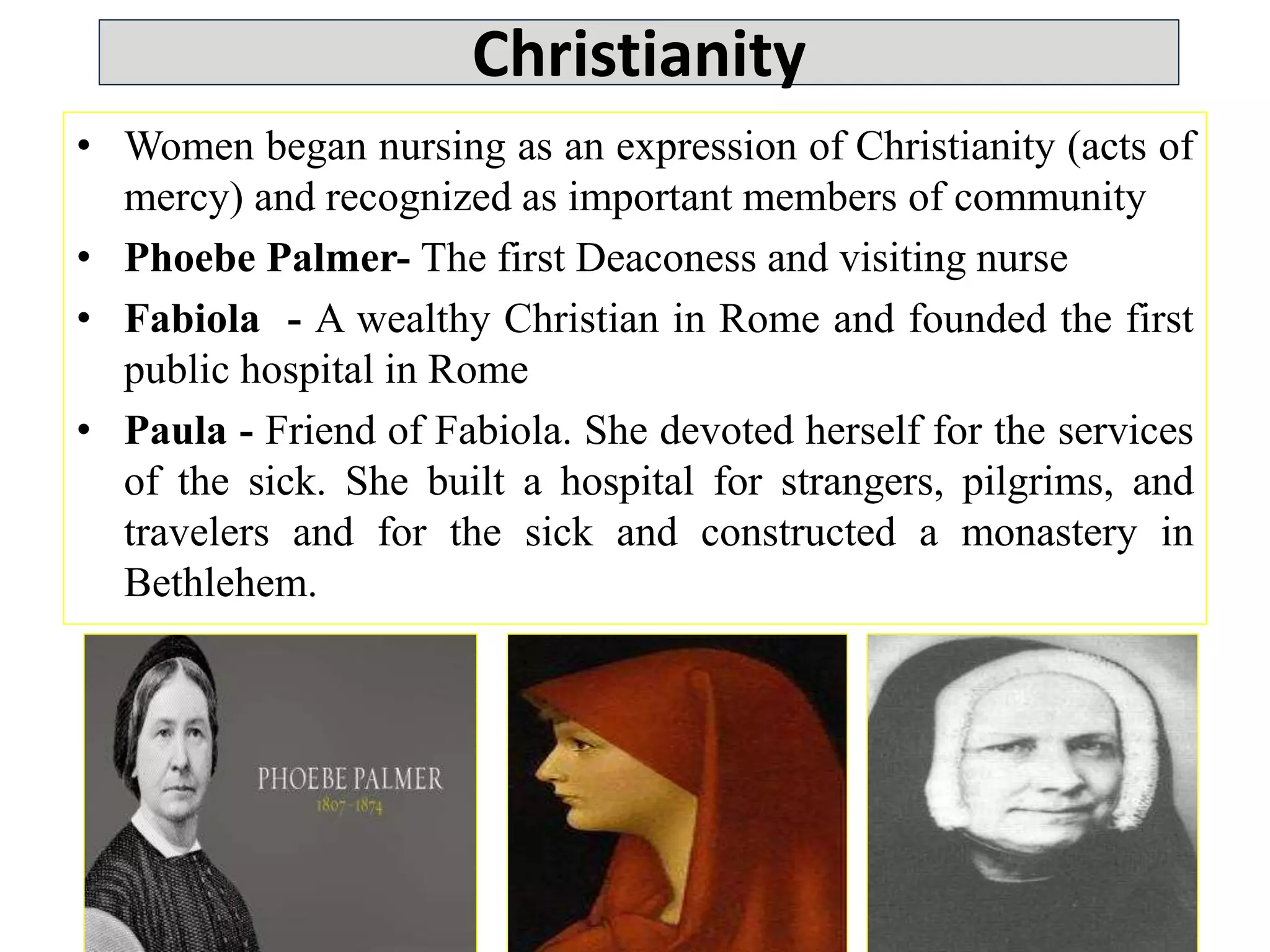 Historical evolution of nursing profession | PPTX