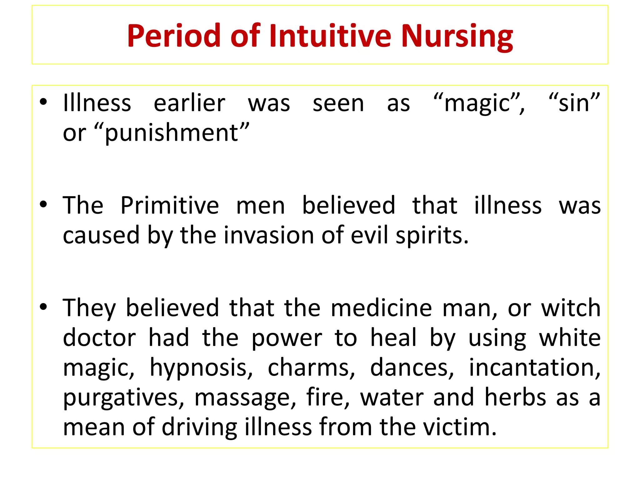 Historical evolution of nursing profession | PPTX