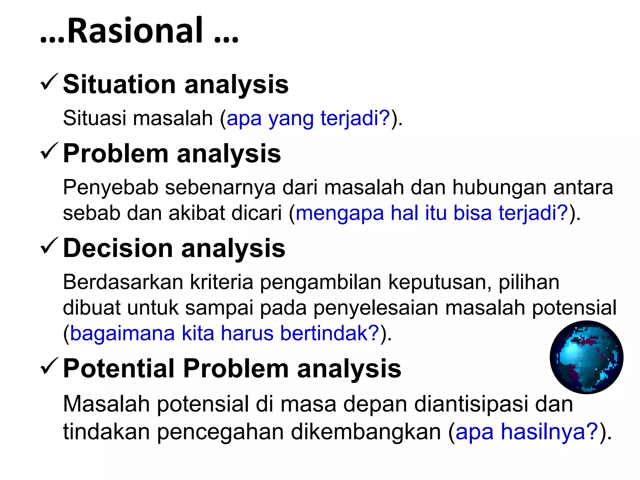 Problem Map Materi Training Mastering Problem And Analysis Ppt