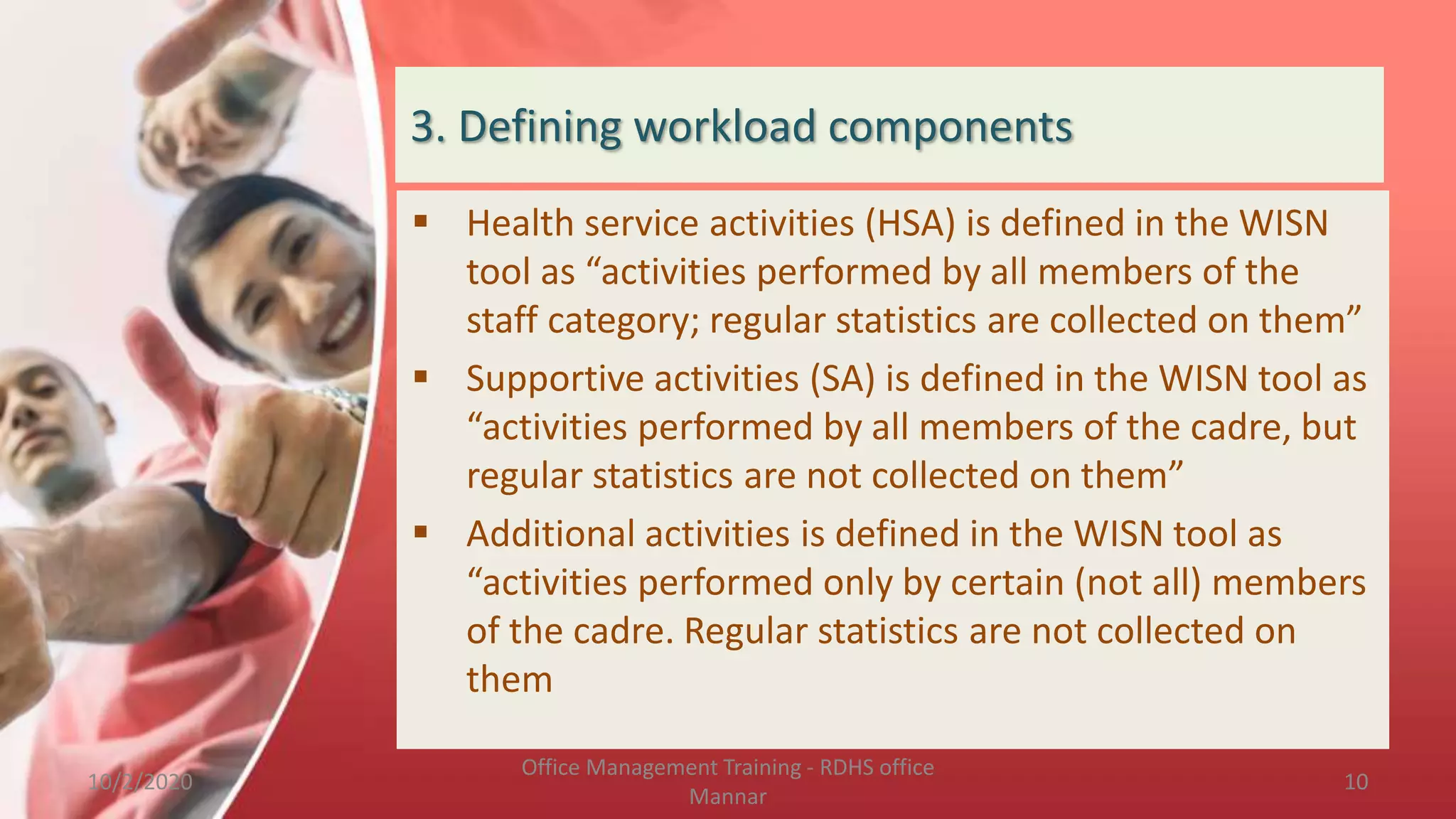 1. work load indicator staffing needs (WISN) | PPTX