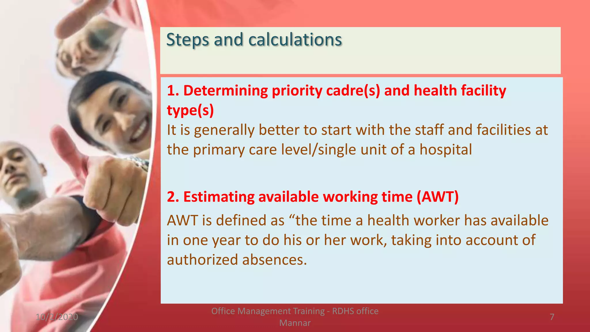 1. work load indicator staffing needs (WISN) | PPTX