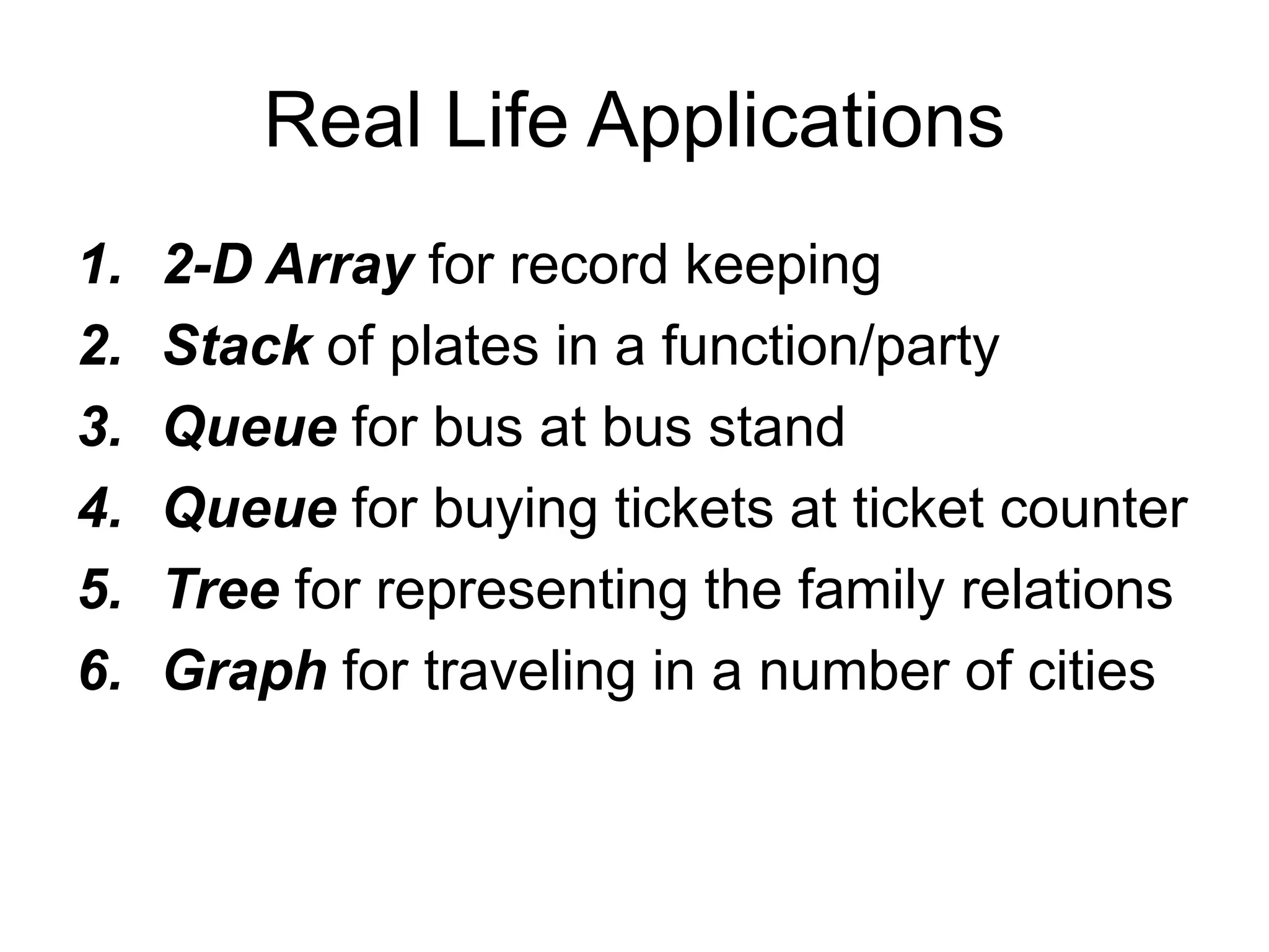 1. Data structures introduction | PPT