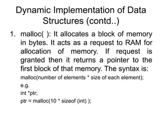 1. Data structures introduction | PPT