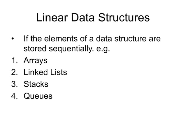 1. Data structures introduction | PPT