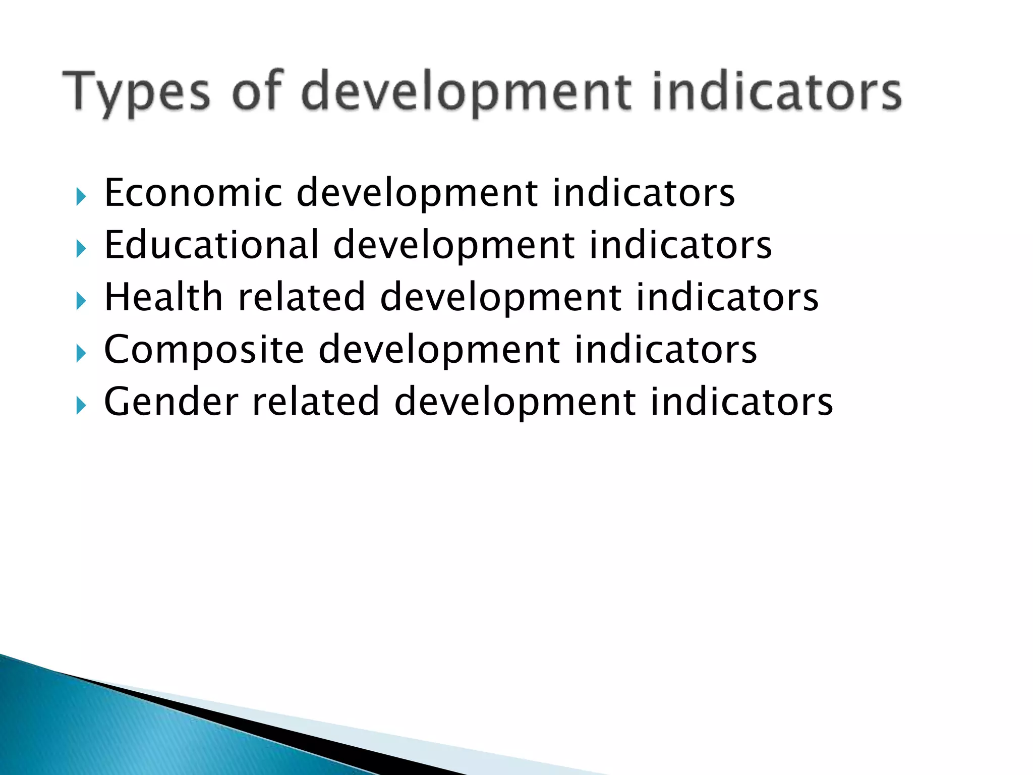 1.1.indicators of development | PPTX