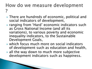 1.1.indicators of development | PPTX | Debated Sensitive Social Issues ...
